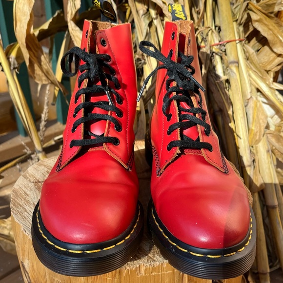Dr. Martens | Shoes | Dr Martens Mens Rare Bright Matte Red Color 46 ...